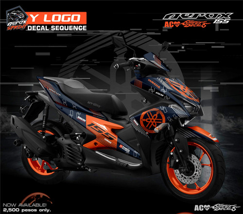 Aerox Y Logo Decal Sequence | ACLove Street Decals