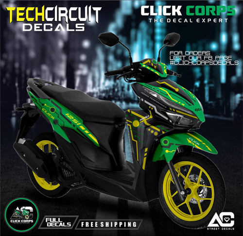 Click TechCircuit Decals | ACLove Street Decals