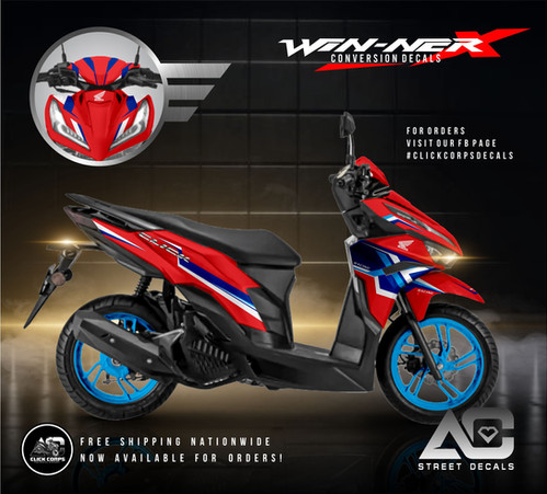 Click V3 Winnex Decals | ACLove Street Decals
