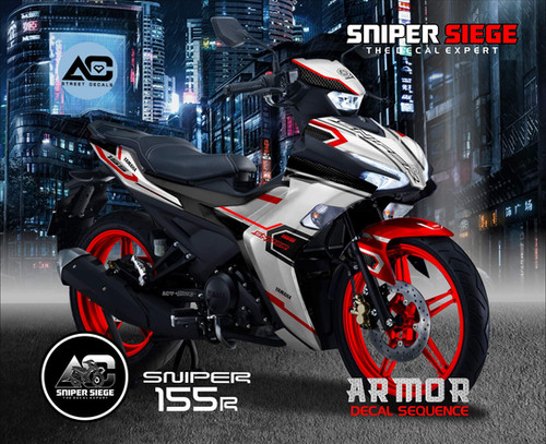 Sniper 155 Armor Decals | ACLove Street Decals