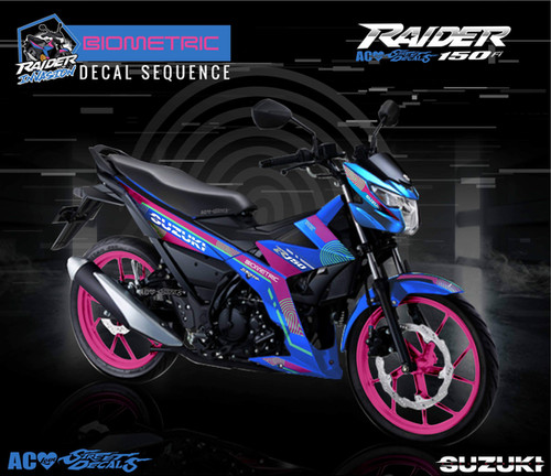 RAIDER FI BIOMETRIC DECALS | ACLove Street Decals