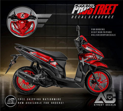 CLICK V3 PRO-CRYSTAL DECALS | ACLove Street Decals