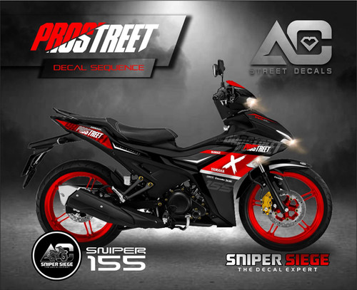 Sniper 155 Prostreet Decals | ACLove Street Decals