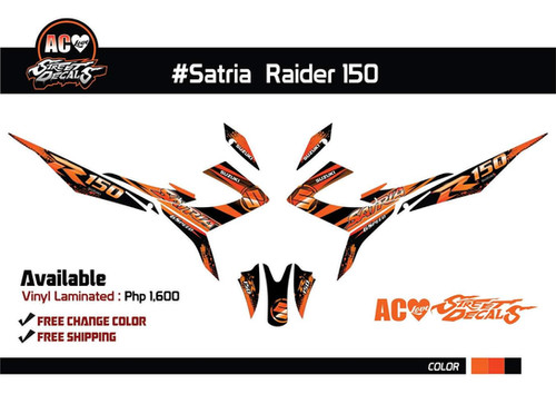 Satria Raider 150 | ACLove Street Decals