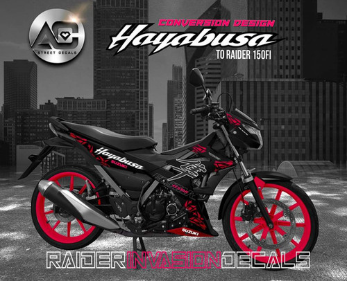 RFI HAYABUSA DECALS | ACLove Street Decals
