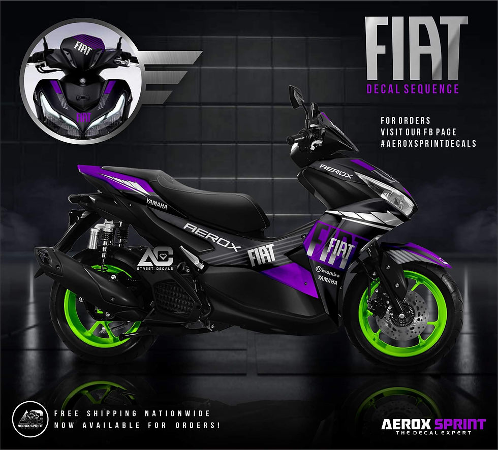 Aerox 155 DecalsRaider Invasion Decals | ACLove Street DecalsRaider ...