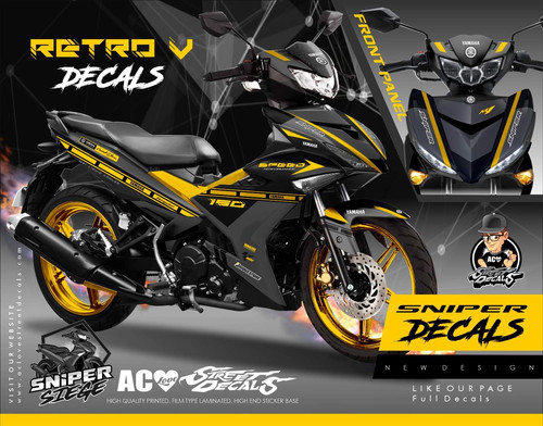 Sniper Retro-V Decals | ACLove Street Decals