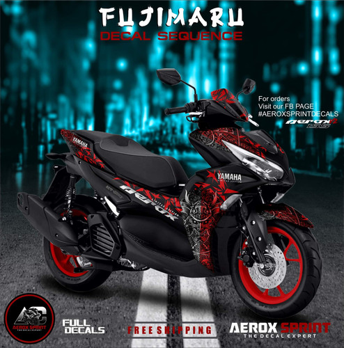 Aerox V2 Fujimaru Decals | ACLove Street Decals