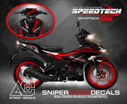 SNIPER 155 SPEEDTECH DECALS | ACLove Street Decals