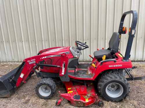 Massey Ferguson GC2600 4wd w/loader & mower | Ackerman