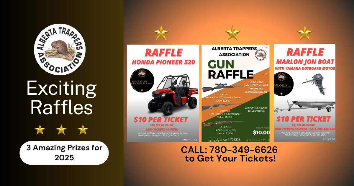 2025 Raffle Winners | AlbertaTrappersAssoc