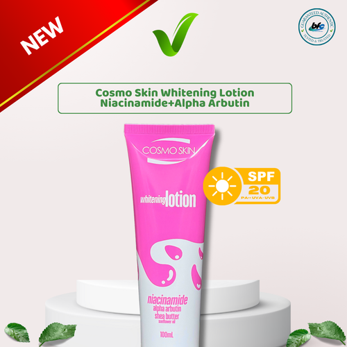 Cosmo Skin Whitening Lotion with Niacinamide, Alpha Arbutin Plus Shea ...