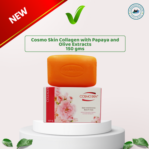 Cosmo Skin Collagen with Papaya and Olive Extracts Soap for Improving ...