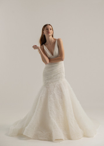 Hue Mermaid Tulle Wedding Dress | Radiant Reverie by OUMA