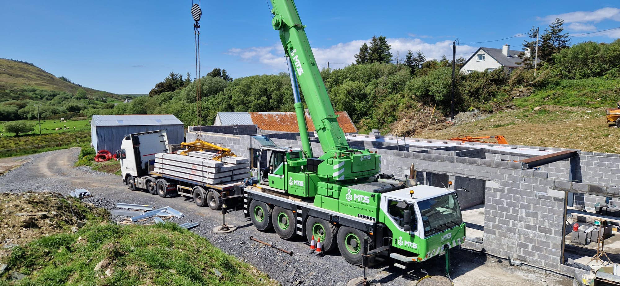 Contract Crane Lifts | MTS Crane Services | Mayo