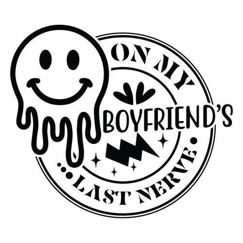 Boyfriends last nerve sticker | Lucy Lockets