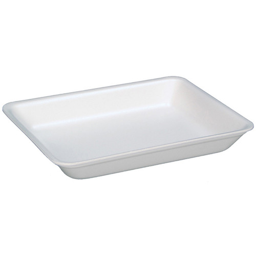 4D WHITE MEAT FOAM TRAY, 500/Cs | Greenview Gate