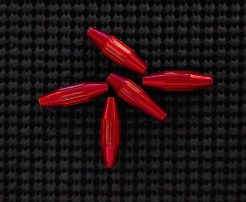 Torpedo Bodies - Metallic Red - 5 Pack | firststrikelures