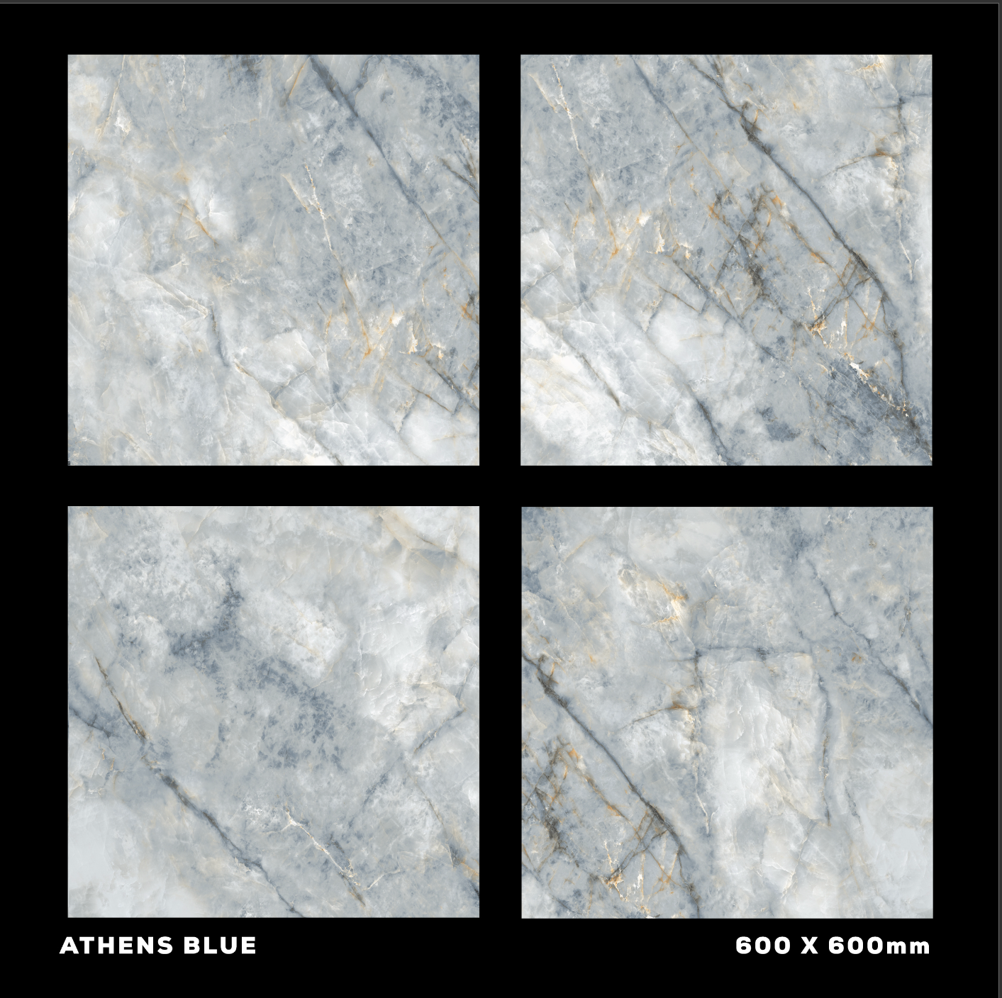 Athens Blue 60 x 60