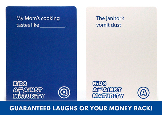 Kids Against Maturity | Family Night Board Game