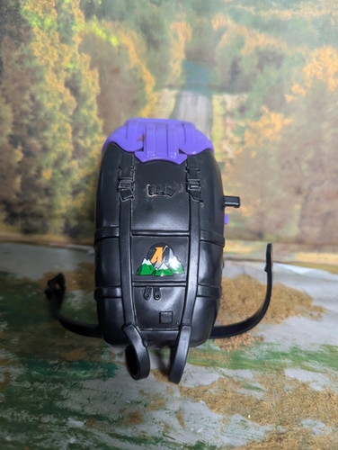 Hasbro Action Man Back Pack Black and Purple | My Hobby Collectable