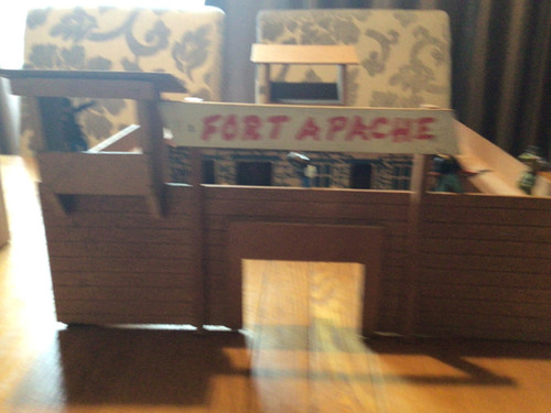 Fort Apache Wild West Fort Hand Built 41cmx41cm Wooden | My Hobby ...