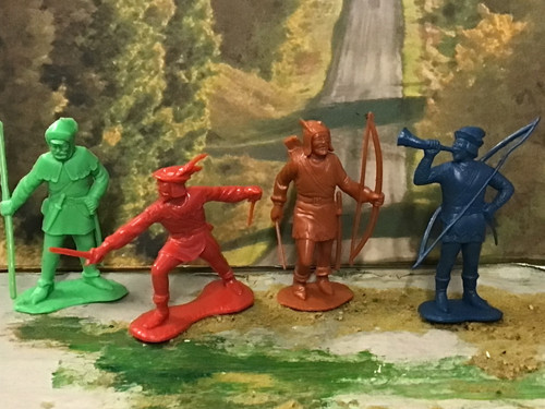 Marx Robin Hoods Merry Men Characters 60mm x4 | My Hobby Collectable