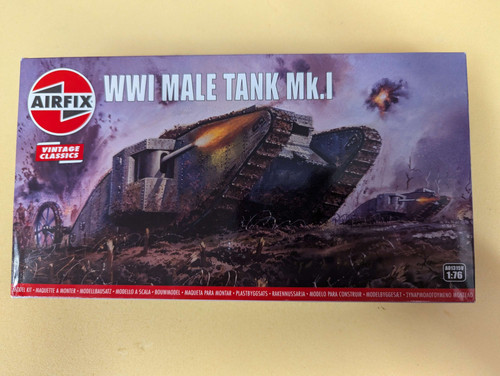 Airfix A01315V WWI Male Tank Mk1. HMLS Dragonfly 1916 | My Hobby ...