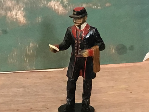 Vintage Early Postman Figure Hand Painted 9 cm Tall Postal Worker | My ...
