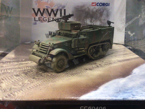 Corgi Legends WWII CC60406 M3A1 Half Track War in the Pacific. 1/50 ...