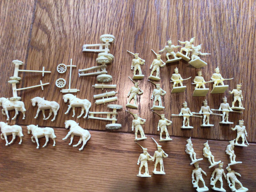 Airfix 1/72 Waterloo French Artillery Full Set 1975 52 Pieces | My ...