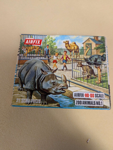 Airfix 1/72 Set 1 Zoo Animals Figures on Spruce Very Good Box | My ...