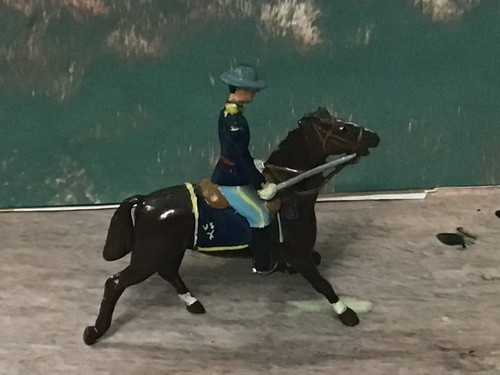 MJ Mode Cast Mounted Union Officer ACW 1/32 | My Hobby Collectable
