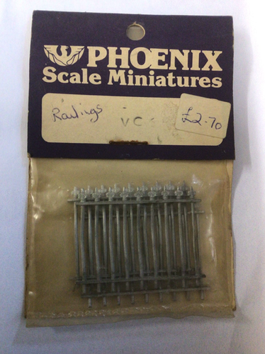 Phoenix Scale Miniatures OO Gauge Metal Railing Sections x3 | My Hobby ...