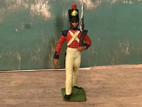 Vintage Cherilea British Infantry Marching Figures 60 mm Painted | My ...