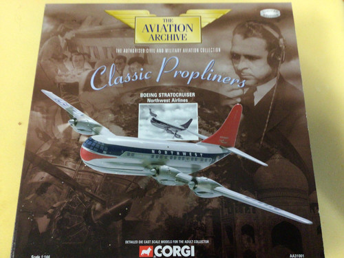 Corgi AA 31001 Boeing Stratocruiser Northwest Airlines Ltd Edition 1/ ...