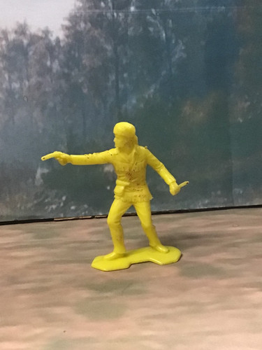Louis Marx 54mm Booneborough Daniel Boone Yellow Figure | My Hobby ...