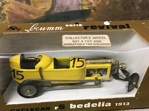 Brumm Serie Revival R5 Bedelia Cyclecar (1913), 1:43 | My Hobby Collectable