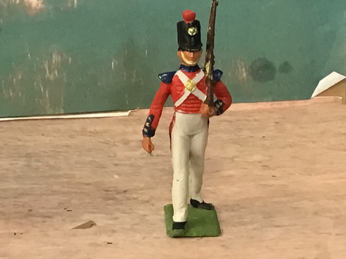 Vintage Cherilea British Infantry Marching Figures 60 mm Painted | My ...