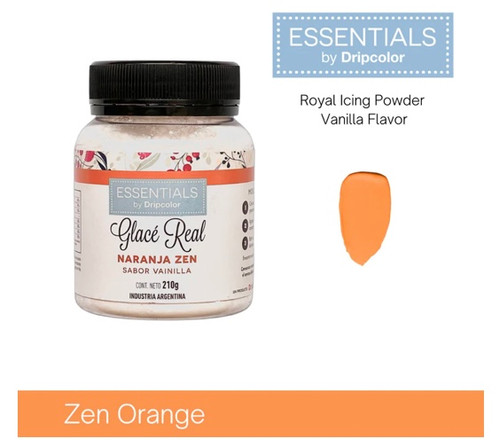 Zen Orange royal icing powder | Martikas Cookies
