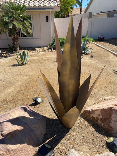 42” Tall Metal Agave | US Metal Plants