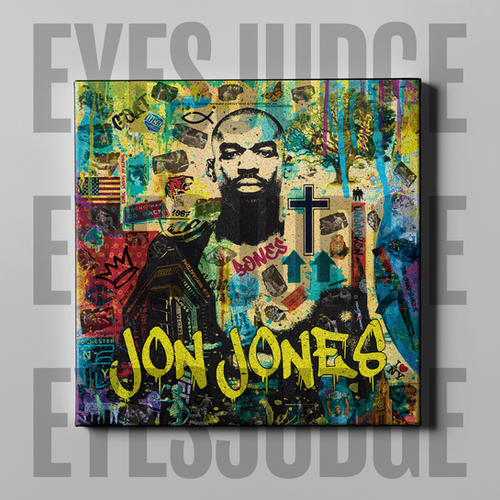 Jon Jones Canvas | Eyesjudge