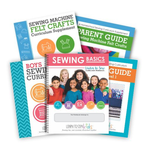 Boys Sewing Curriculum & Felt Crafts Bundle (physical product) | Learn ...
