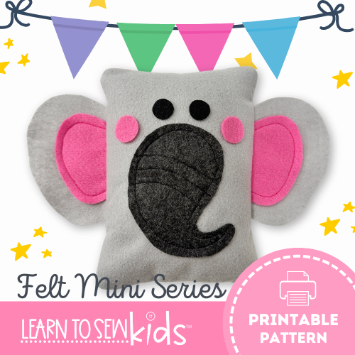 Elephant Sewing Pattern Packet Download (PDF) | Learn To Sew Kids