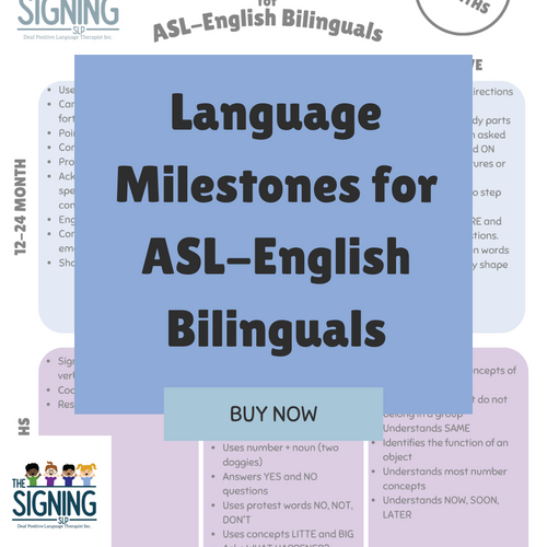 Language Milestones for ASL-English Bilinguals | The Signing SLP