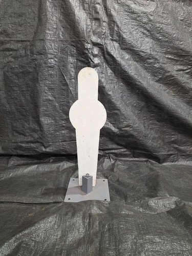 USPSA Mini Popper 28", Knock down | Arizona Steel Targets