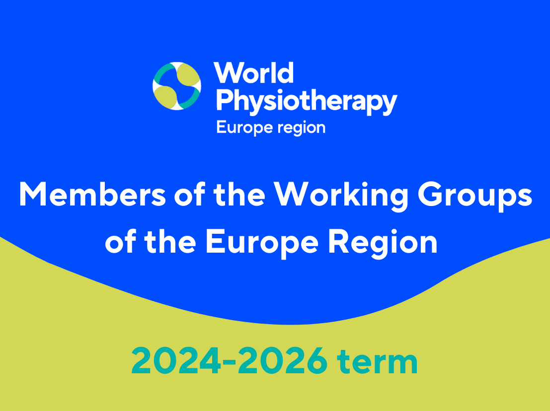 Europe Region | Members of the Working Groups for the 2024-2026 term ...