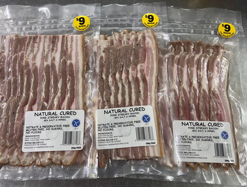 Dry Cured Bacon (2% Preservatives) | Greenerpastures.co.nz