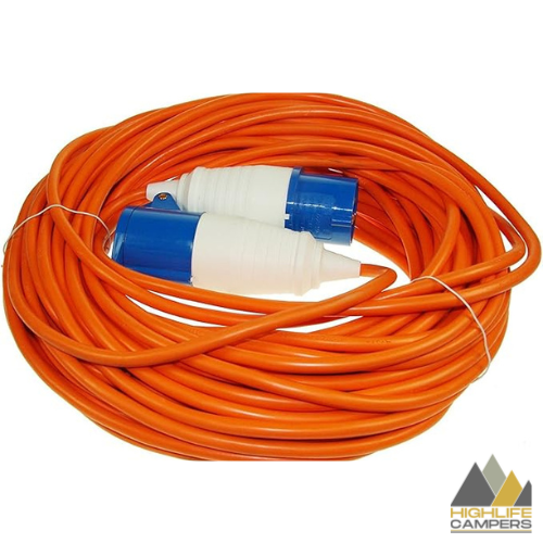 Mains Hook Up Extension Lead For VW Camper (25m) | Highlife Campers UK