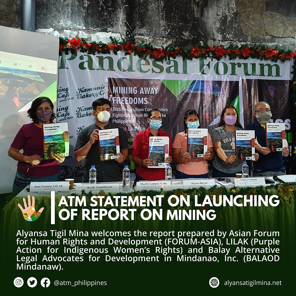 𝗔𝗧𝗠 𝗦𝘁𝗮𝘁𝗲𝗺𝗲𝗻𝘁 𝗼𝗻 𝗟𝗮𝘂𝗻𝗰𝗵𝗶𝗻𝗴 𝗼𝗳 𝗥𝗲𝗽𝗼𝗿𝘁 𝗼𝗻 𝗠𝗶𝗻𝗶𝗻𝗴